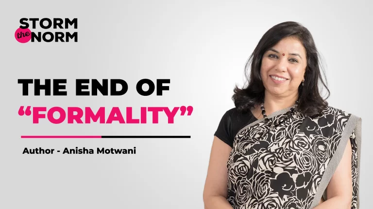 The end of “Formality” – Storm The Norm